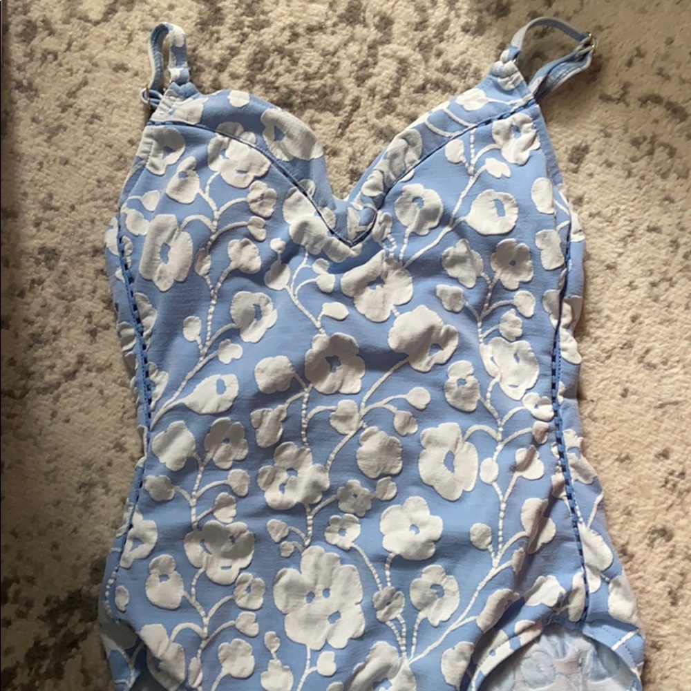 Robin Piccone Sadie Floral One Piece - Gem